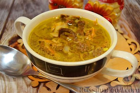 Рецепт: Грибная юшка на RussianFood.com