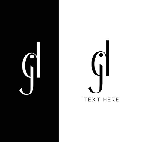 Icono De Diseño De Logotipo De Letra Inicial De Dj Creativo Vector