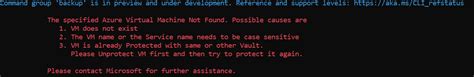 Terraform Azure Configure Vm Backup Policy Fails Stack Overflow