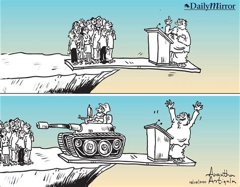 Cartoon By Awantha Artigala Political Cartoons Of Sri Lanka