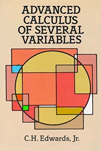 Advanced Calculus Of Several Variables By Charles Edwards Henry In Pdf Science