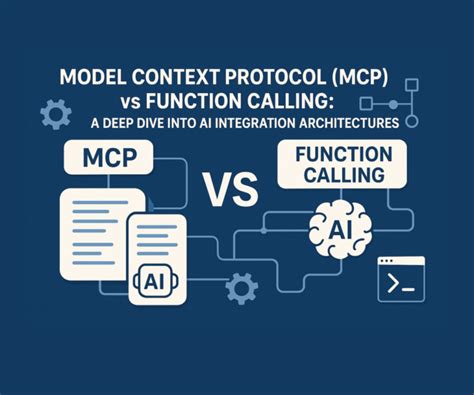Model Context Protocol Mcp Vs Function Calling A Deep Dive Into Ai