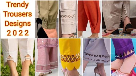 100 Latest Trendy Trousers Designs Capriplazoshalwar Poncha Designs