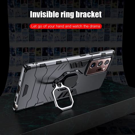 KEYSION Shockproof Armor Case For Samsung Note 20 Grandado