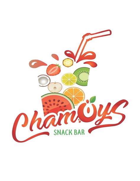 Chamoy Fruit Logo Candy Logo Juice Logo
