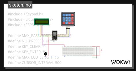 Password Protection Wokwi Esp32 Stm32 Arduino Simulator