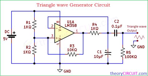 waveform generating triangle wave oscillator at variable frequencies