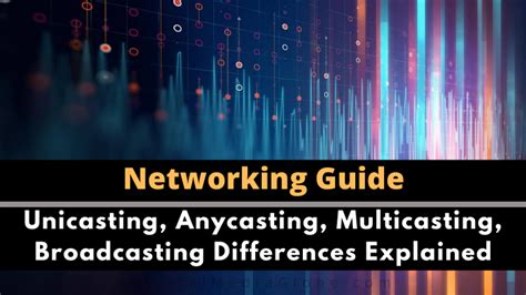 Unicasting Anycasting Multicasting Broadcasting Explained Artofit