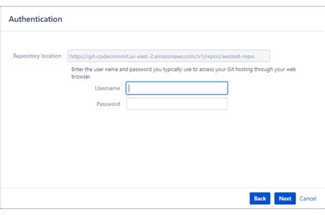 Aws Codecommit Git Integration For Jira Self Managed