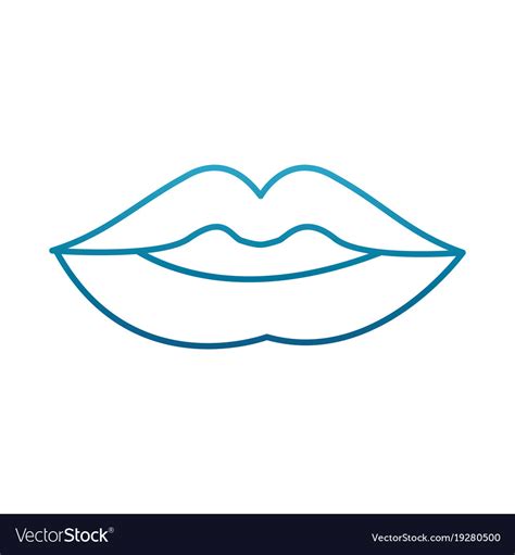 Sexy Lips Cartoon Royalty Free Vector Image Vectorstock
