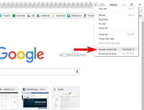 How To Reopen Closed Tab On Chrome Desktop Easy Guide