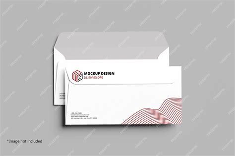 Premium Psd Dl Envelope Mockup
