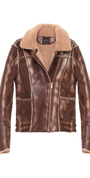 AS By DF Women S Python Shearling Jacket