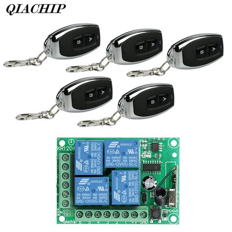 Qiachip 5pcs Rf 433 Mhz Remote Controls 433mhz Wireless Remote Control