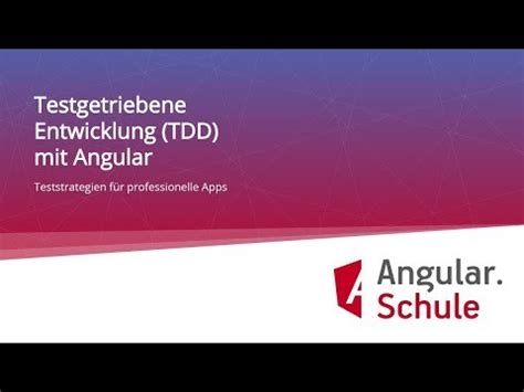 Testgetriebene Entwicklung Tdd Mit Angular Johannes Hoppe Dwx