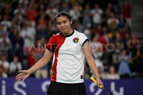 Olimpiade Paris 2024 Gregoria Melaju Ke Semifinal ANTARA Foto
