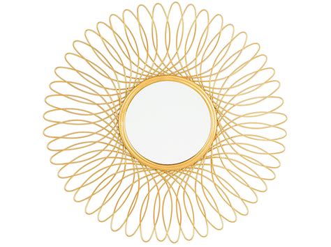 Wandspiegel goud ø 55 cm CAMBIA