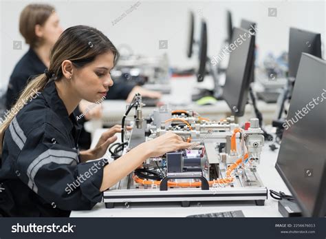 Team Of Technicians In Safety Kit Over Royalty Free Licensable Stock Photos Shutterstock