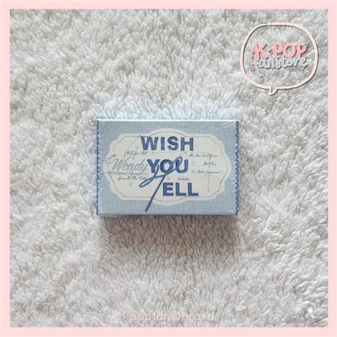 Jual Wendy Red Velvet Wish You Hell Qr Ver Shopee Indonesia