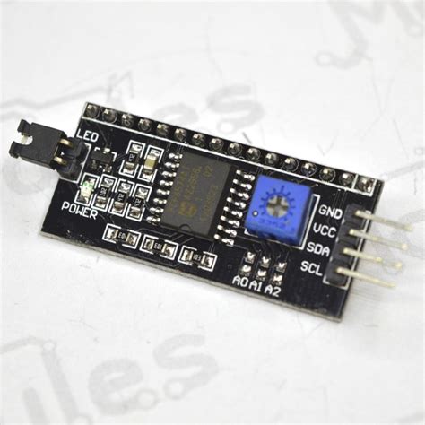 Преобразователь I2c интерфейса для Lcd 1602 и 2004 купить Киев Днепр