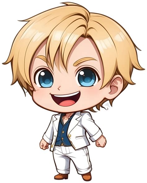 Ai Generated Anime Character With Blonde Hair And Blue Eyes 35268409 Png