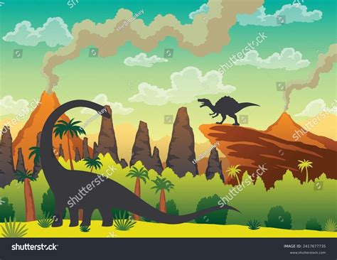 공룡시대배경 4772개가 넘는 로열티 프리 라이선스 대상 스톡 벡터 및 벡터 아트 Shutterstock