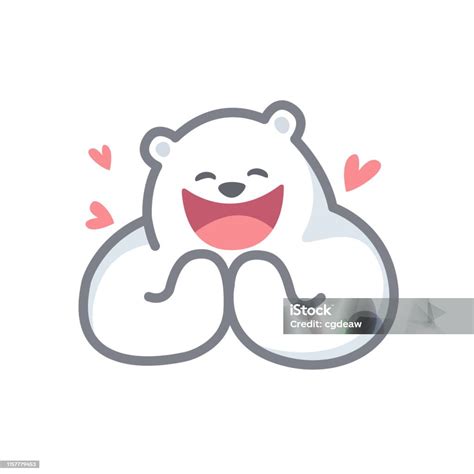 흰색 곰 만화 캐릭터 귀여운 흰색 배경에 고립 아름다운 테디 베어 만화 캐릭터 귀여운 클립 아트 곰 사랑스럽고 재미 클립 아트