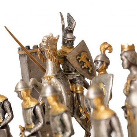 Venetian Chess Set In The Medioeval Period Finished In 24k Gold Etsy