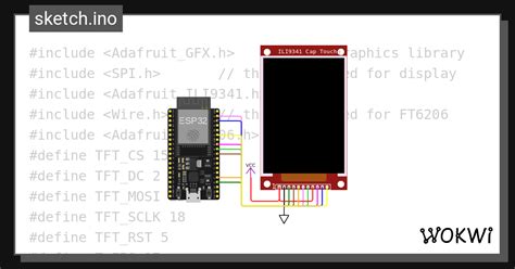 Esp32ili9341touchpad Wokwi Esp32 Stm32 Arduino Simulator