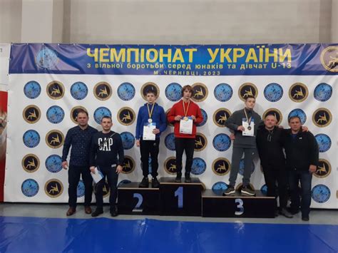 Спортсмени з Полтавщини здобули на чемпіонаті України з вільної боротьби пять медалей