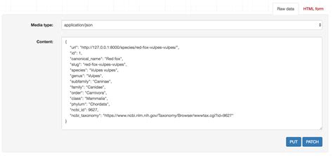 Python Django Rest Framework Doesnt Display Value In Put Form