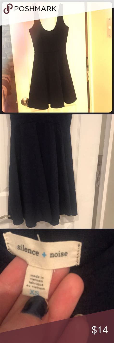 Navy Blue Fit ‘n Flare Jumper Mini Dress With Sleeves Blue Dress
