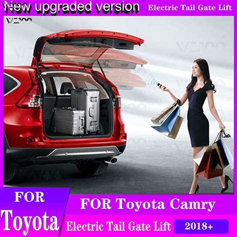 도요타 캠리 용 스마트 오토 일렉트릭 테일 게이트 리프트 2018 원격 제어 드라이브 시트 버튼 컨트롤 높이 설정 핀치 방지 Aliexpress