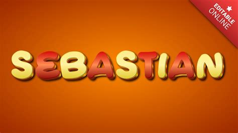Sebastian Autumn 3d Font Text Effect Generator