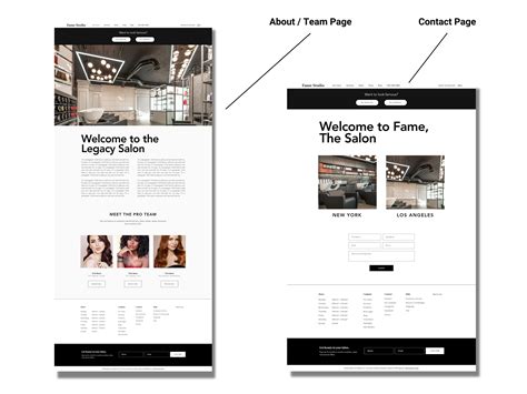 Hair Salon Website Template For Hair Stylist Beauty Skin Care Or Cosmetics Premium Wix