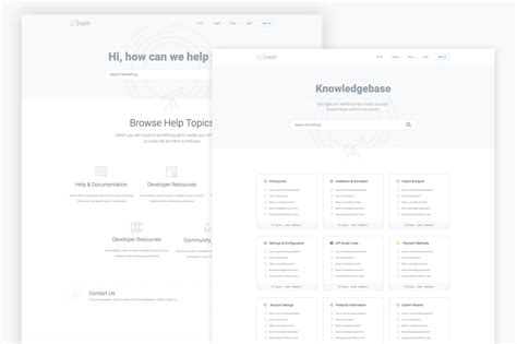 Item Paper Knowledge Base Bootstrap4 Html Template By Xvelopers