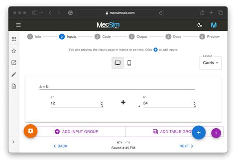 Streamlit Vs Mecsimcalc Mecsimcalc Docs