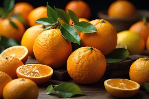 Premium Photo Orange Sweet Nature Group Citrus