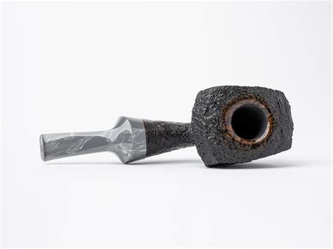 Nate King Sandblasted Streamline W Bakelite Tobacco Pipe The Country