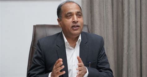 Himachal Pradesh Cm Jairam Thakur Tests Covid 19 Positive