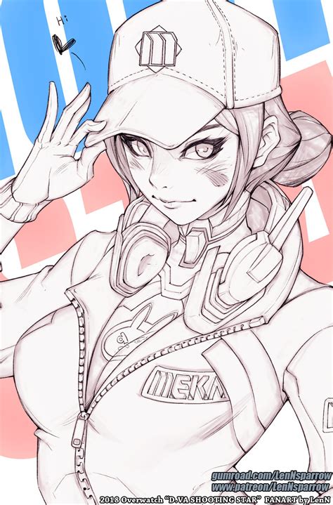 Overwatch Dva Drawing At Explore Collection Of