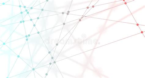 Technology Bright Low Poly Connection Abstract Background Stock Vector Illustration Of Dots