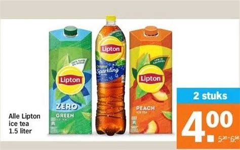 Alle Lipton Ice Tea Liter Aanbieding Bij Albert Heijn Folders Nl