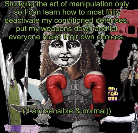 Reverse Manipulating Myself To Not Manipulate People By Not Not