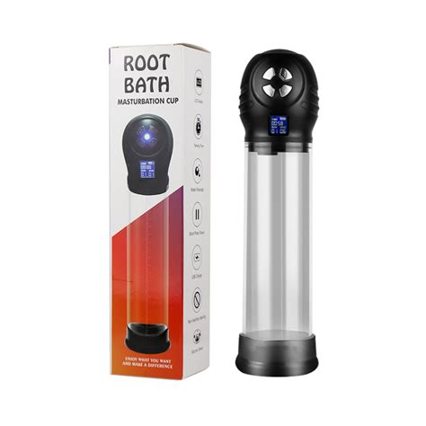 Male Cup Exerciser Lcd Negative Pressure Display Screen Entender Vacuum Air Pump Bo Puller Sex