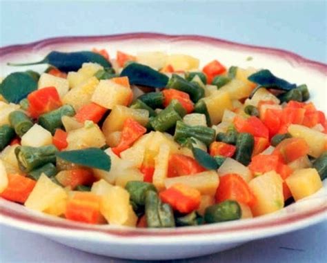 Cantinho Vegetariano Legumes à Parisiense vegana