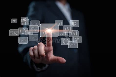 Digital Analysis Business Transformation Technology Strategy Big Data Optimize Stock Image