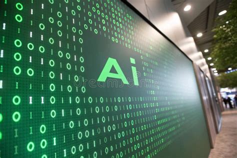 Ai And Binary Code Digital Web Design Concept For Ai Integration Stock Illustration