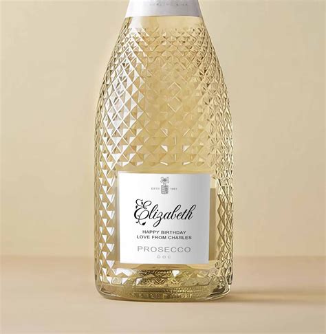 Custom Prosecco Champagne Label Personalized Sticker On Bottle Custom