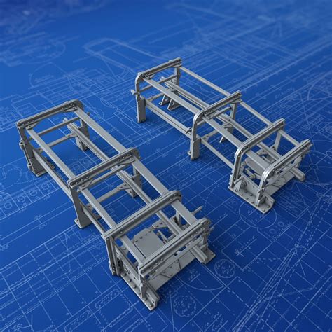 1 72 Royal Navy Depth Charge Rails Mki X2 6 Charge Version Micro